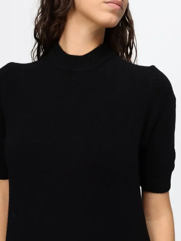Ter Et Bantine Short-sleeved Crewneck Sweater In A Cashmere And Wool Blend