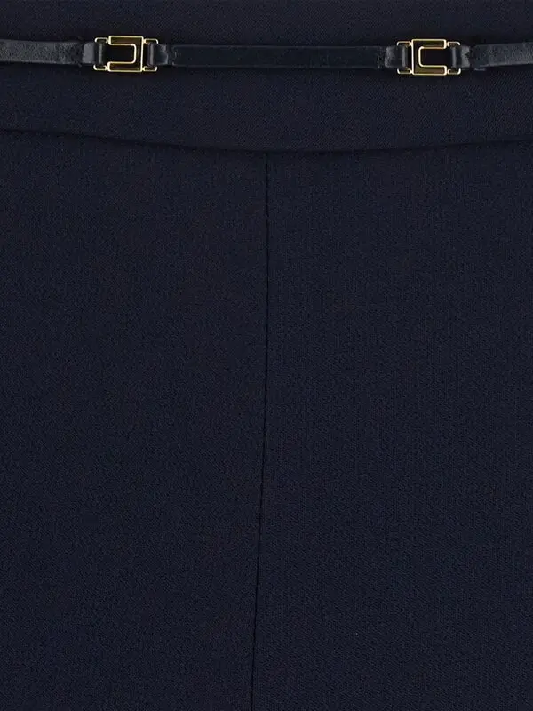 Elisabetta Franchi Trousers Colour - Navy