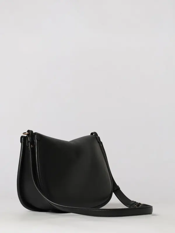 Etro Smooth Calfskin Crossbody Bag With Rounded Shape - Black