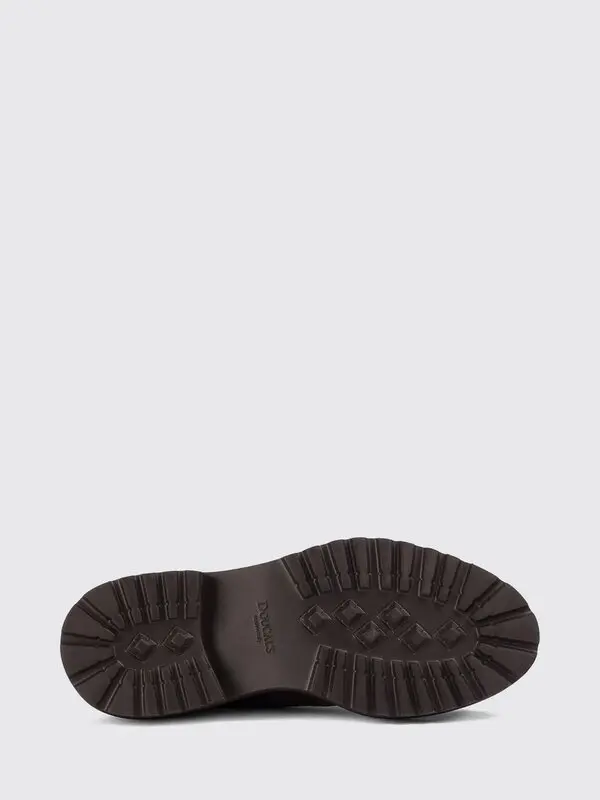 DOUCAL'S Suede Derby Shoes With Serrated Rubber Sole