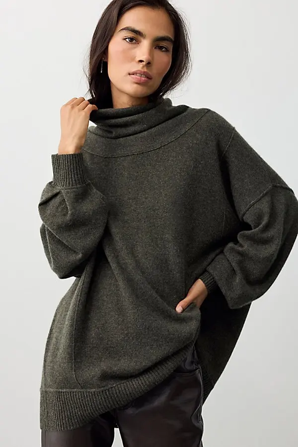 Free People Sara Cashmere Tunic At - Alga