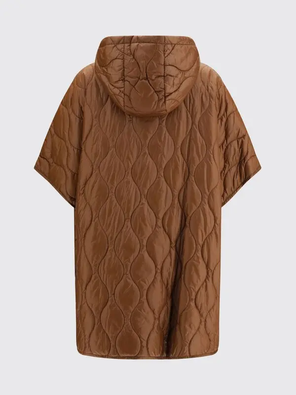 Woolrich Short-sleeved Hooded Knee-length Puffer Coat In Recycled Nylon
