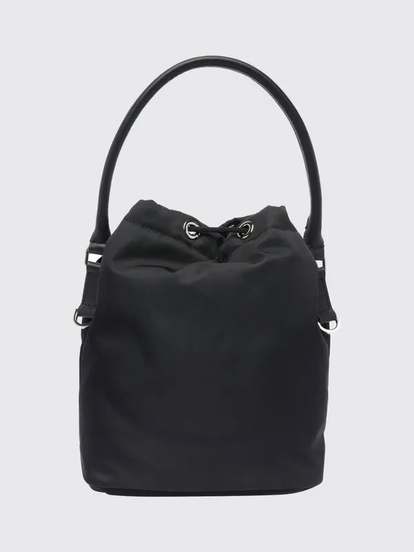 Premiata Mia Technical Fabric Bucket Bag With Removable Logo Strap