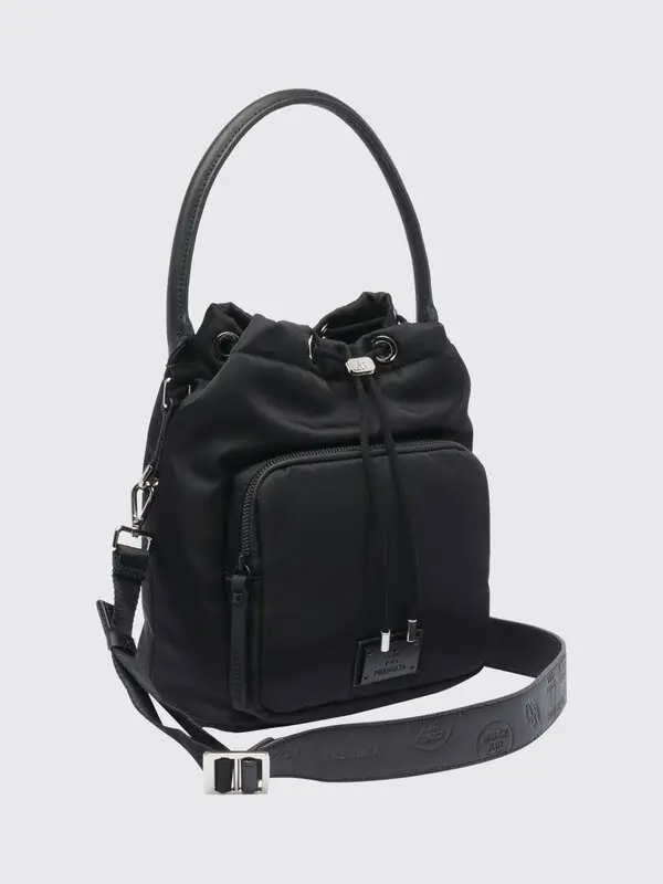 Premiata Mia Technical Fabric Bucket Bag With Removable Logo Strap