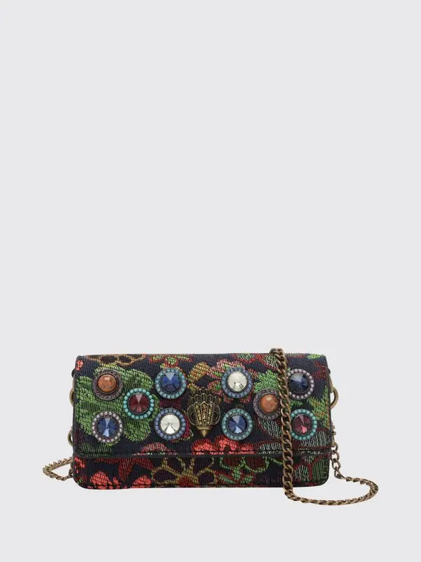 Kurt Geiger Shoreditch Mini Bag With Floral Embroidery And Rhinestones