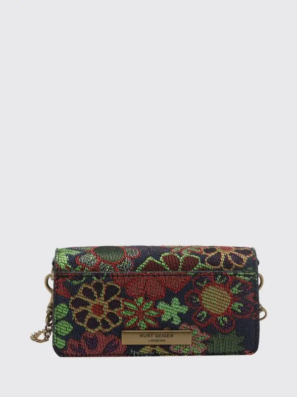 Kurt Geiger Shoreditch Mini Bag With Floral Embroidery And Rhinestones