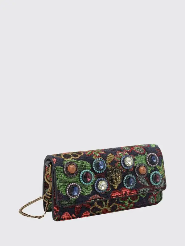 Kurt Geiger Shoreditch Mini Bag With Floral Embroidery And Rhinestones