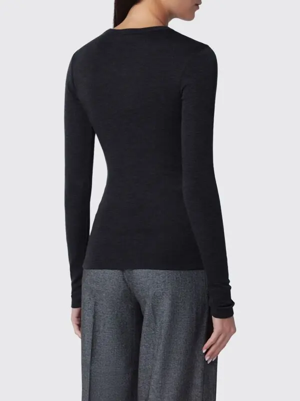RÓHE Slim Fit Crew-neck Sweater In Pure Wool With Long Sleeves