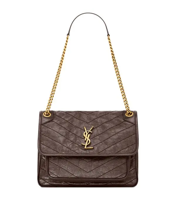 Saint Laurent Medium Leather Niki Shoulder Bag