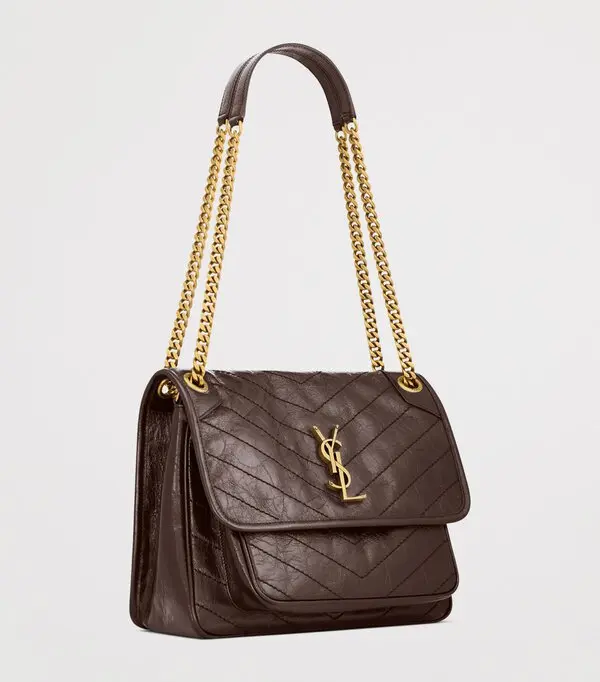 Saint Laurent Medium Leather Niki Shoulder Bag