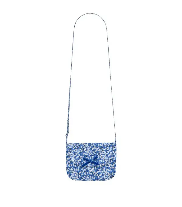 Trotters Cotton Liberty Print Coin Purse - Blue