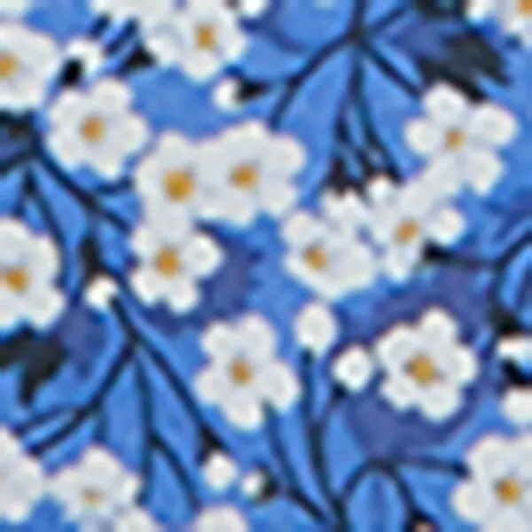 Trotters Cotton Liberty Print Coin Purse - Blue