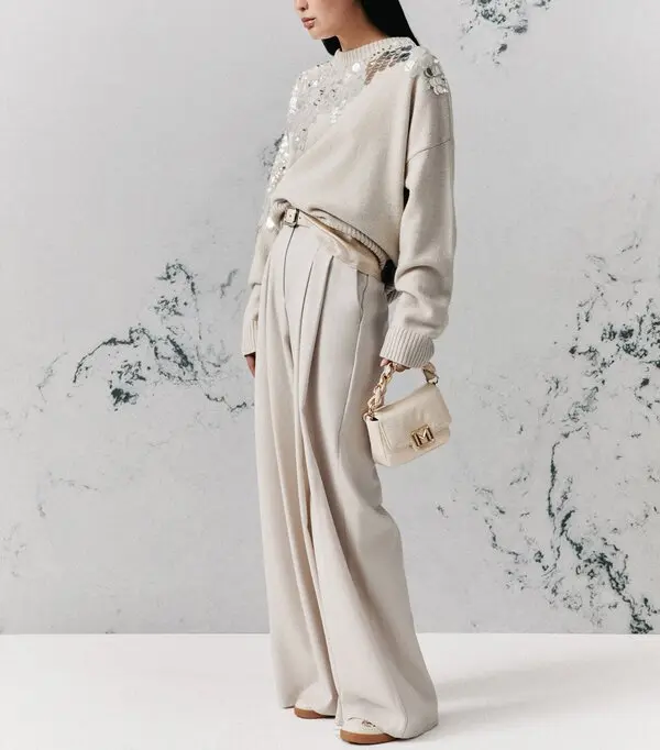 Marella Wool Sequinned Sweater