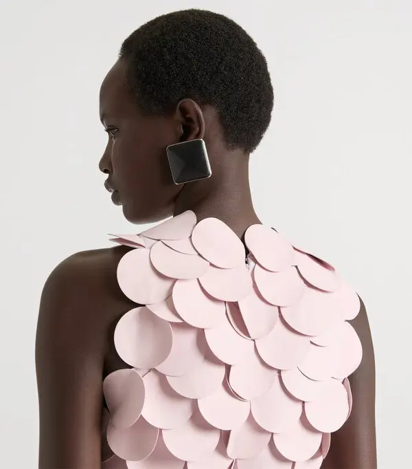 Givenchy Leather Asymmetric Earrings