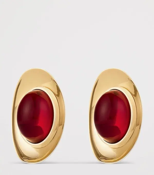 Givenchy Sculpted Gem Earrings