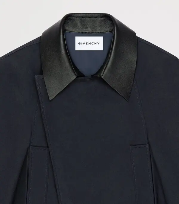 Givenchy Cotton-wool Cropped Jacket