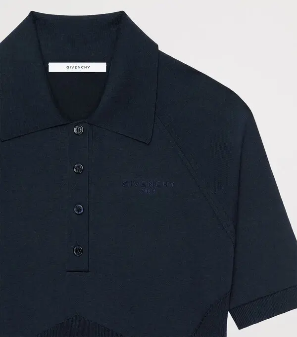 Givenchy Knitted Mini Polo Dress