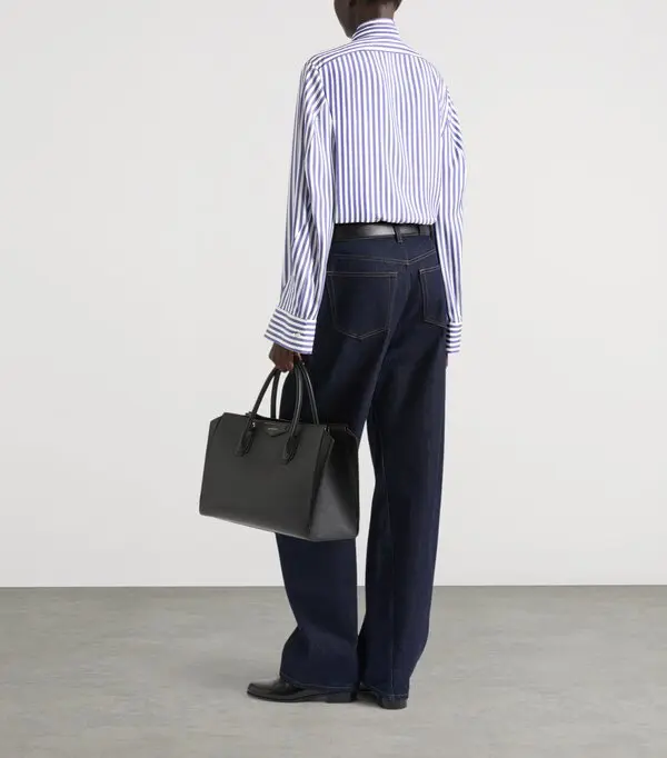 Givenchy Silk Tie-neck Shirt