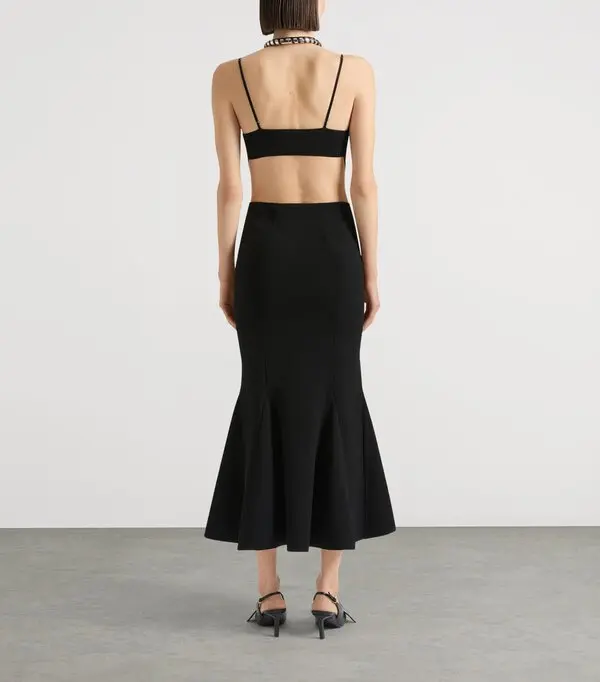 Givenchy Cut-out Kick-back Maxi Dress