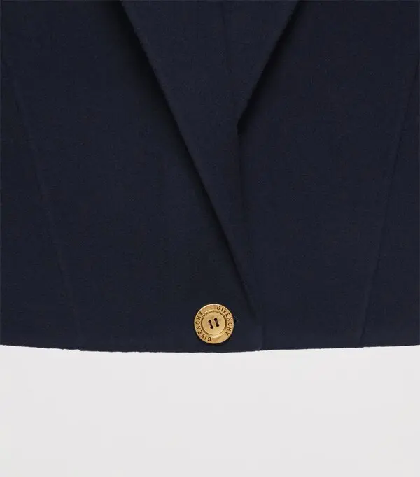 Givenchy Wool-cashmere Cropped Blazer