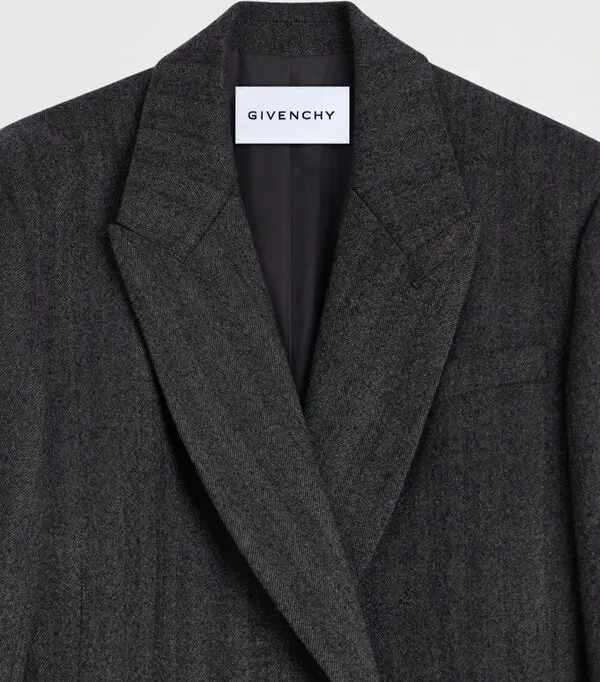 Givenchy Wool Longline Coat
