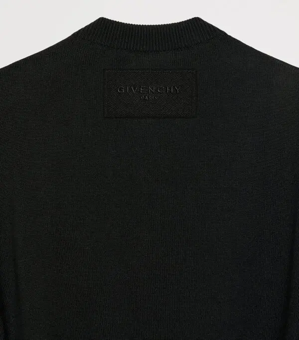 Givenchy Wool-cotton Embellished Sweater