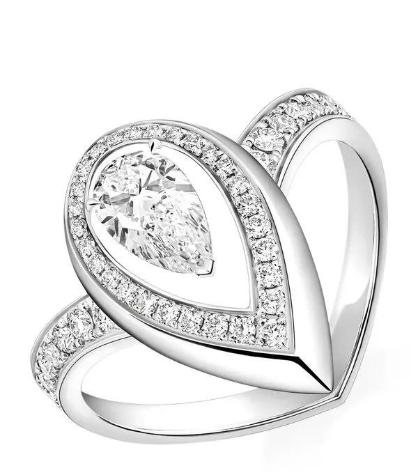 Messika Fiery White Gold And Diamond Ring