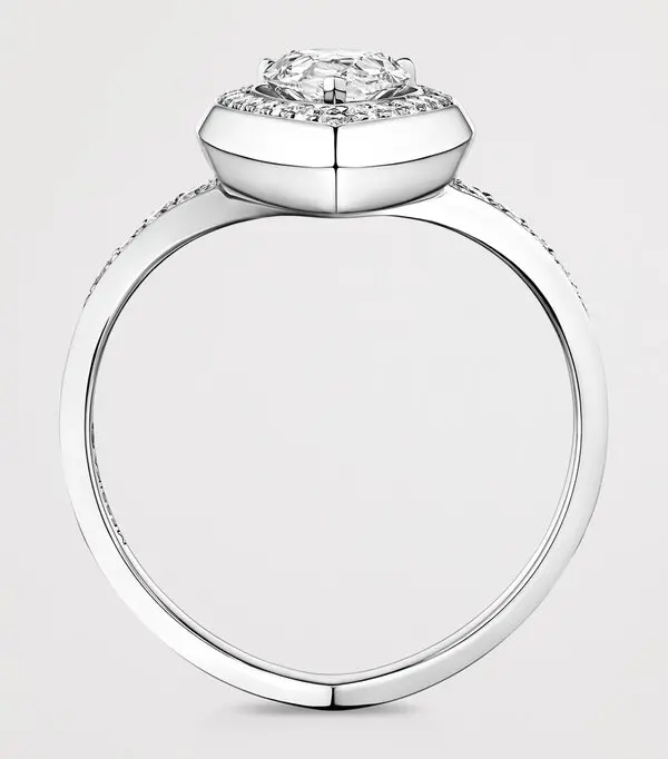 Messika Fiery White Gold And Diamond Ring