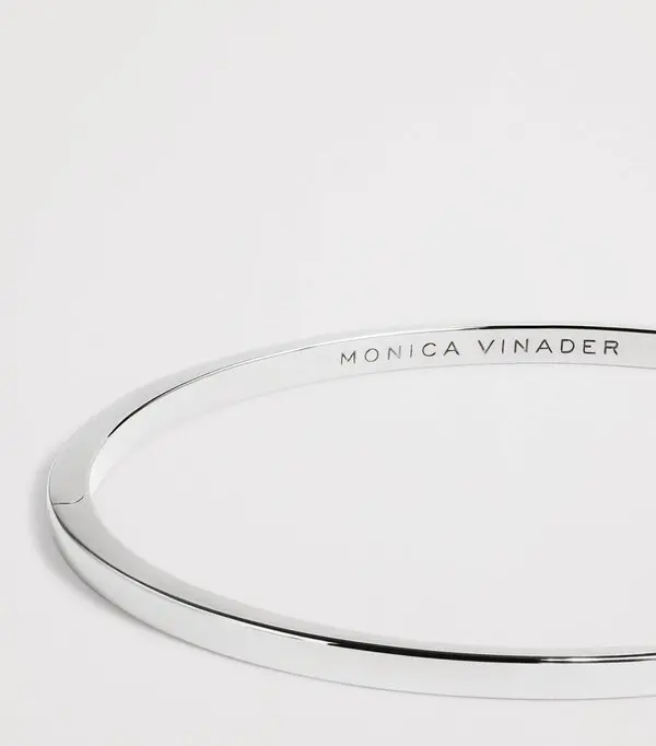 Monica Vinader Sterling Essential Slim Bangle