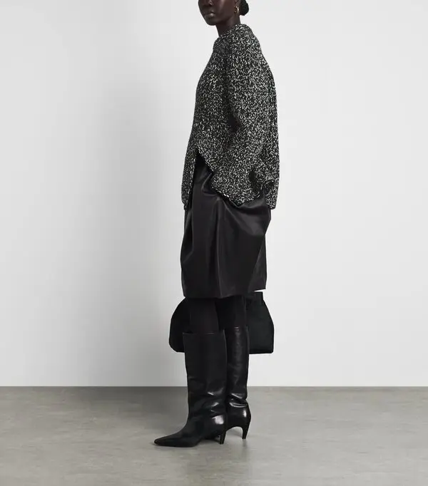 TOTEME Wool-silk Flecked Sweater