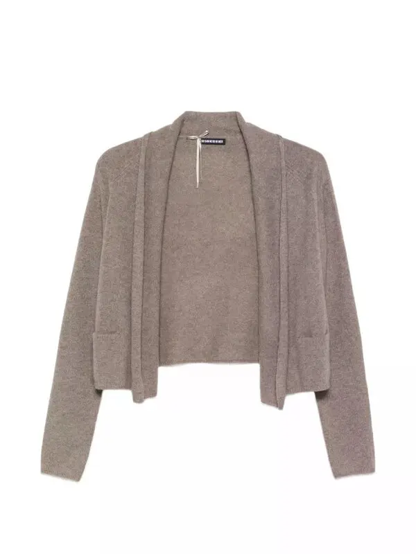 SUSANNE BOMMER Shawl-collar Cropped Cardigan - Neutrals