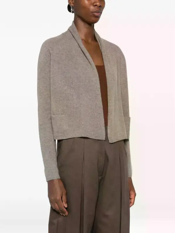 SUSANNE BOMMER Shawl-collar Cropped Cardigan