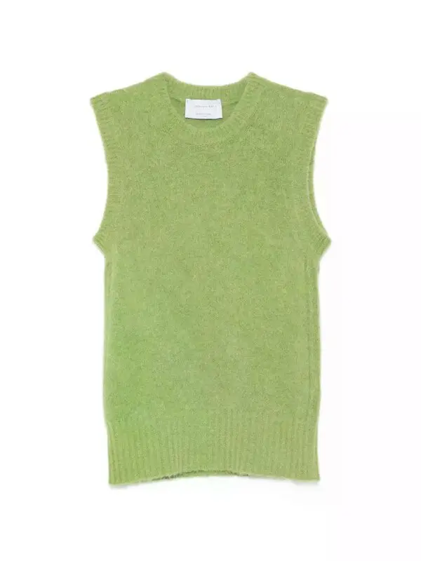DANIELE FIESOLI Crew Neck Knitted Vest