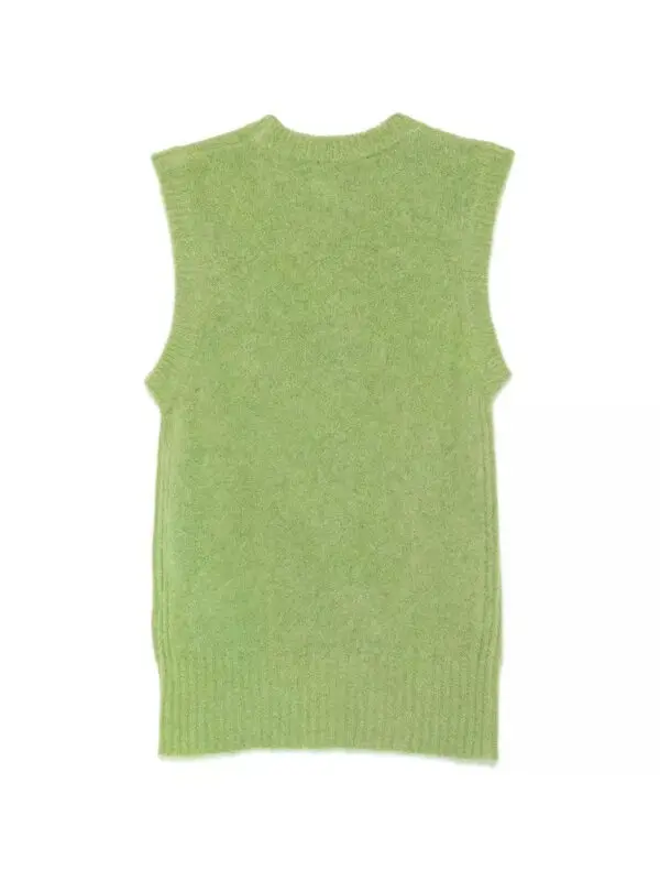 DANIELE FIESOLI Crew Neck Knitted Vest