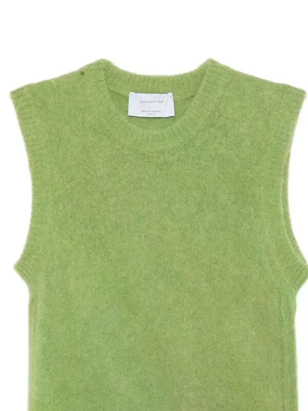 DANIELE FIESOLI Crew Neck Knitted Vest