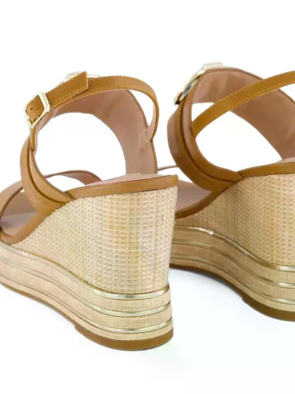 Liu Jo Karen 05 Logo-plaque Wedge Sandals