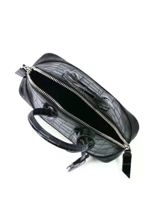 Attico Croc-embossed Leather Tote Bag