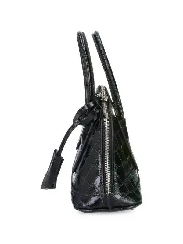 Attico Croc-embossed Leather Tote Bag