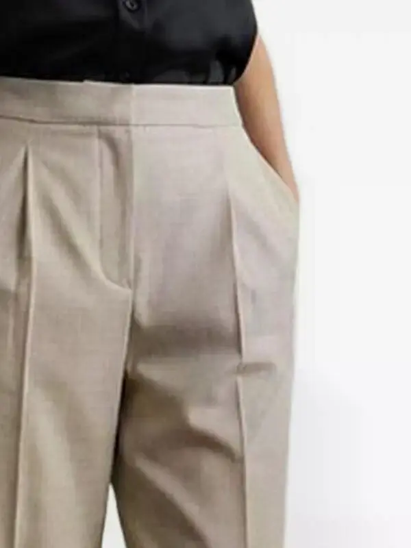 Antonelli Firenze Simone Pleated Trousers - Neutrals