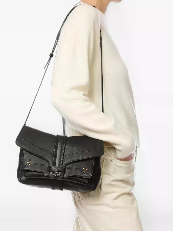 Jérôme Dreyfuss Harry Braided Leather Shoulder Bag
