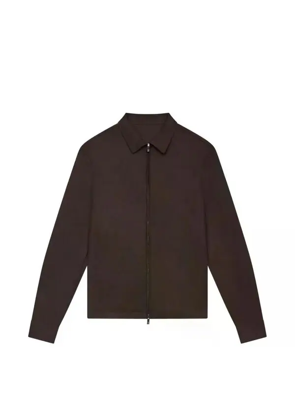 VALENZA Zip-up Flannel Sweater