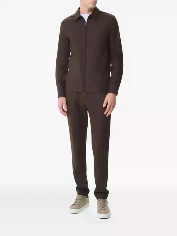 VALENZA Zip-up Flannel Sweater