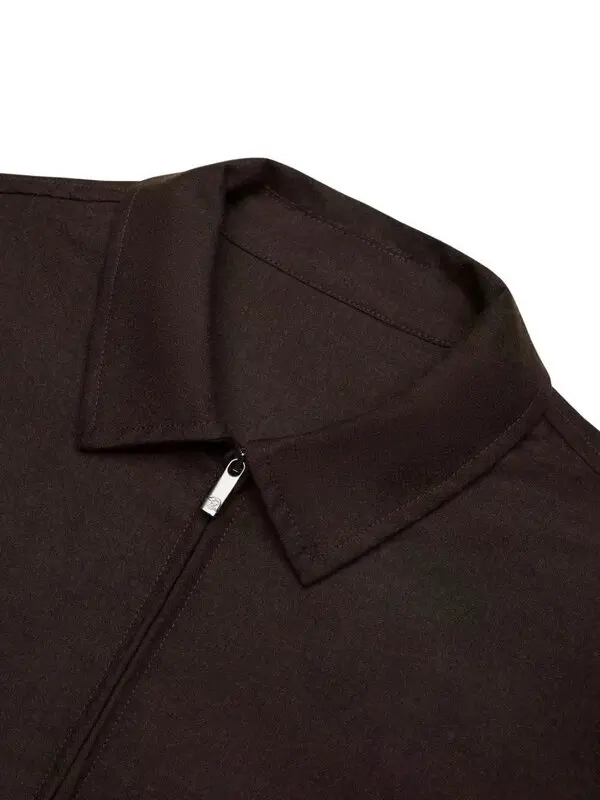 VALENZA Zip-up Flannel Sweater