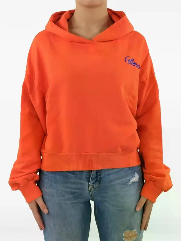 FOLLOVERS Logo-embroidered Hoodie