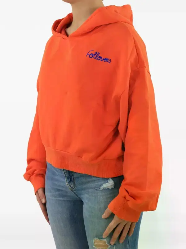 FOLLOVERS Logo-embroidered Hoodie
