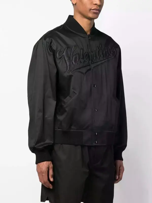 Valentino Garavani Raised-logo Bomber Jacket