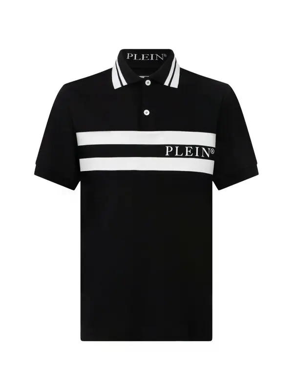 Philipp Plein Logo-stripe Polo Shirt