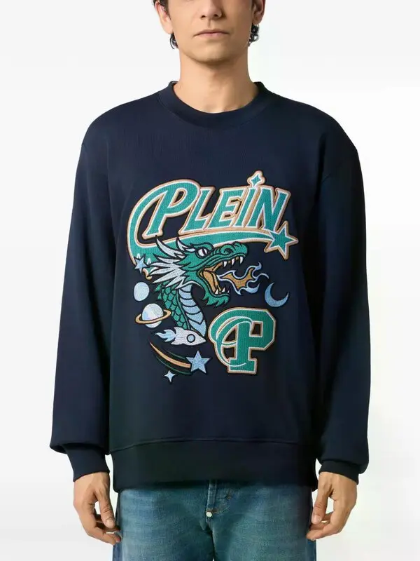 Philipp Plein Embroidered Detail Sweatshirt