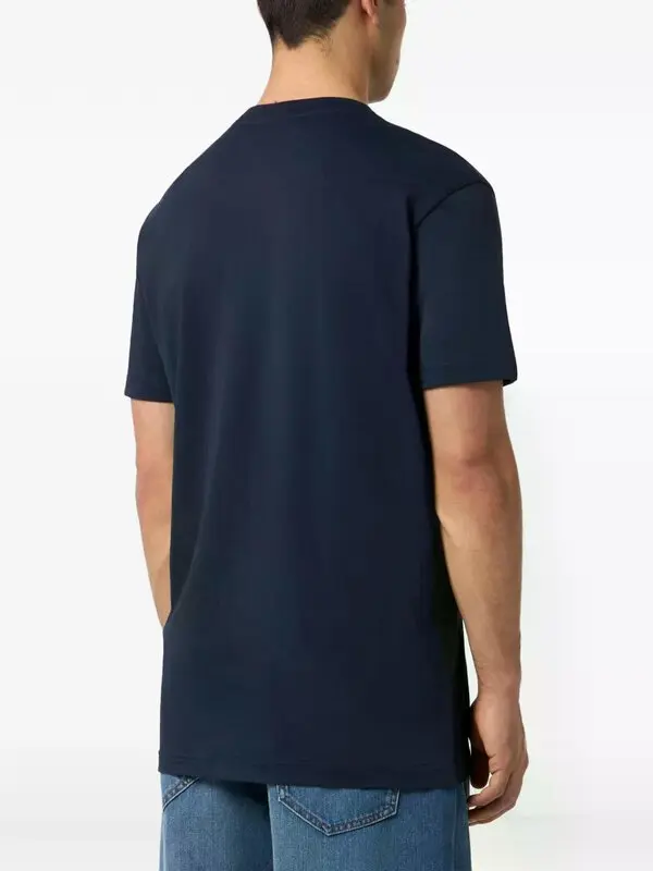 Philipp Plein Logo-plaque Embroidered-neck T-shirt