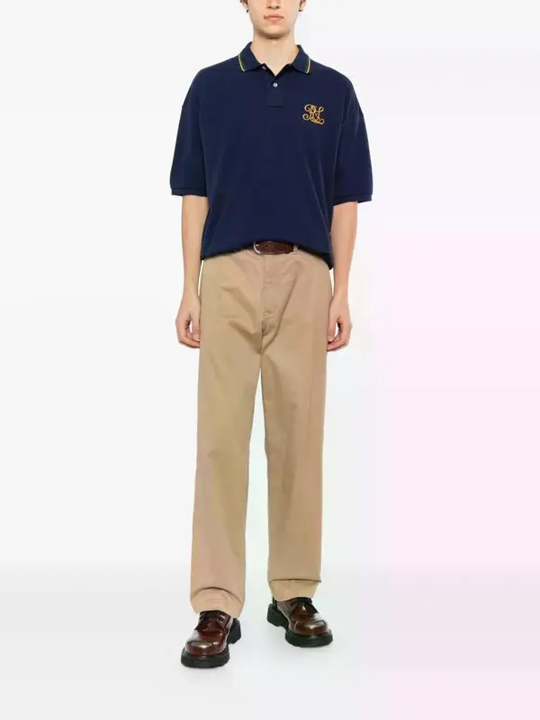 Polo Ralph Lauren Logo-embroidered Polo Shirt - Blue